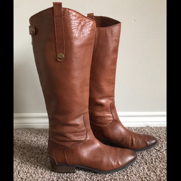 Sam Edelman | Shoes | Penny Leather Riding Boot | Poshmark